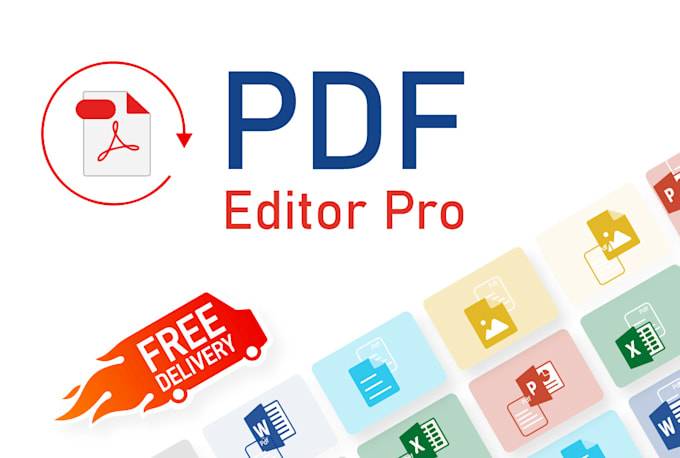 Create pdf document with design, edit, modify, or recreate word,excel ...