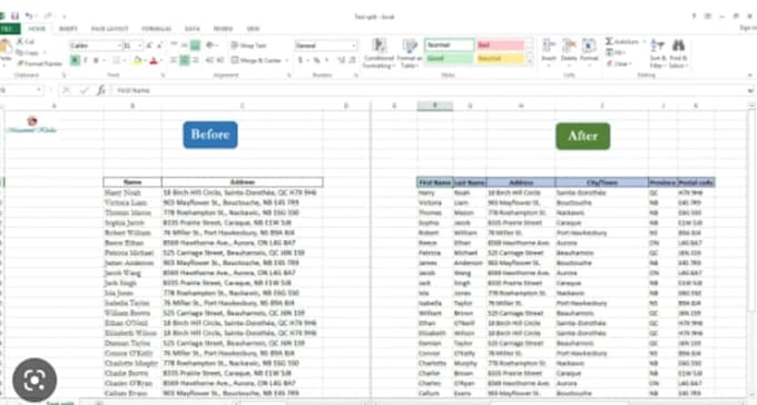 Clean split combine excel quickly like expert in very short time by Anindyadey007 | Fiverr