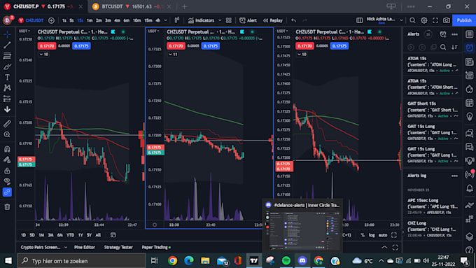 Give you the best crypto trading alerts by Alerttrading | Fiverr