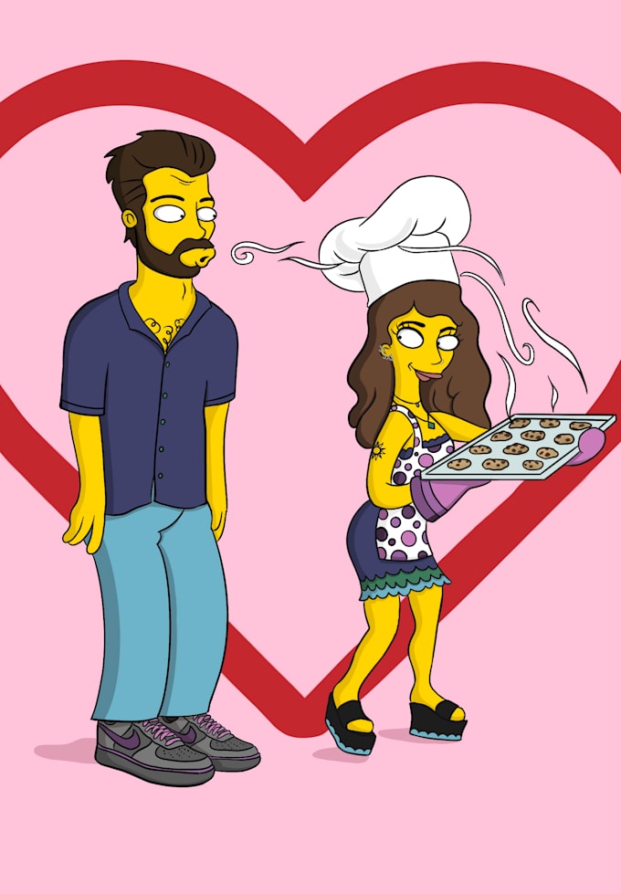 Create customized simpsons characters for you by Alexamarie927 | Fiverr