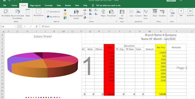 Provide professional service in microsoft excel,google sheet vba ,excel macro by Farjana_lima ...