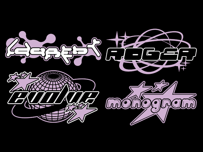 Create custom y2k logo for your brand, name, band, etc by Mahatmaka ...