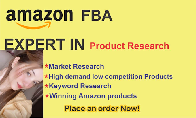 Do amazon winning product, fba product research by Manahil87 | Fiverr