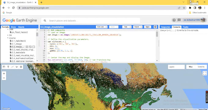 Perform any geospatial analysis using google earth engine by Harshalmitta108 | Fiverr
