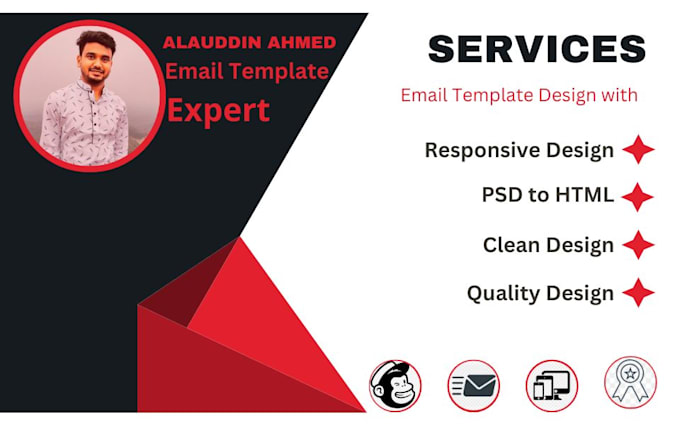 Design html email templates and newsletter by Smalauddinahmed | Fiverr