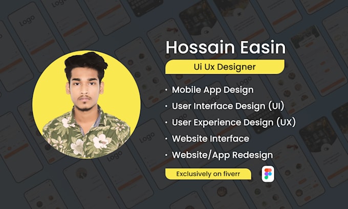 Do minimal mobile ui ux design within 24 hours by Hossain_easin | Fiverr