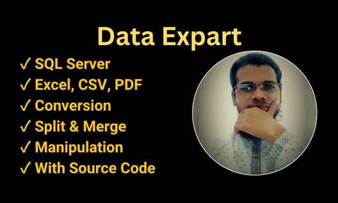 Be Your Sql Server Excel Csv Pdf Expert By Imruluits Fiverr