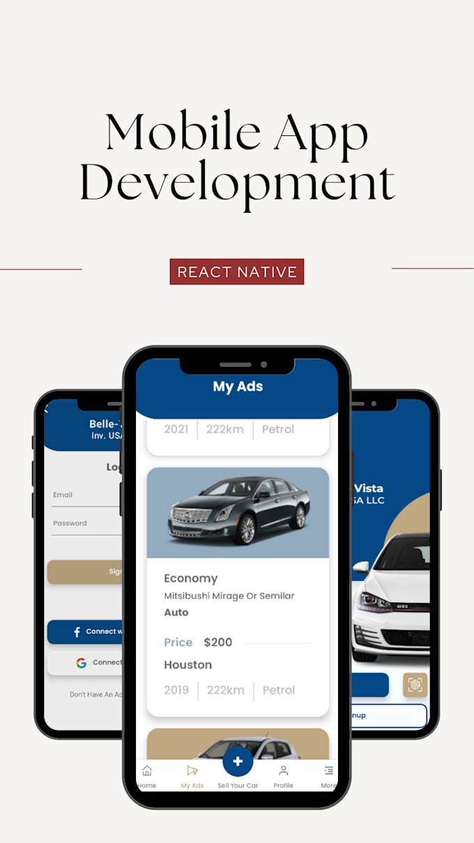 Design react native application by Danishsaleem0 | Fiverr