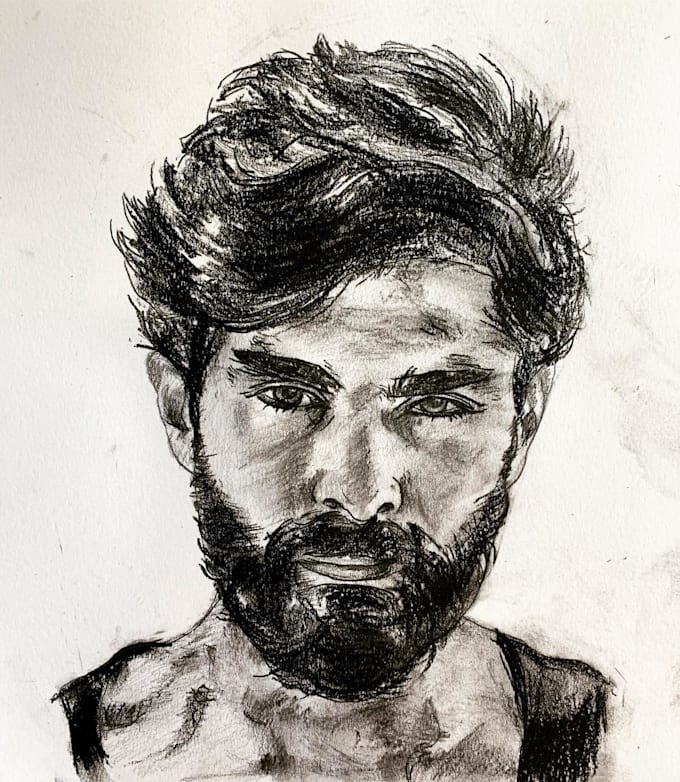 Draw custom portrait sketches and painting by Rohitsonpar505 | Fiverr