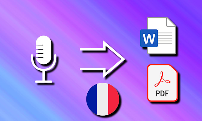 Transcript any french audio or video file for you by Cosettesys | Fiverr