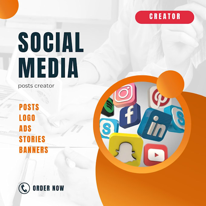 Be your social media posts logo ads creator by Asmashah657 | Fiverr
