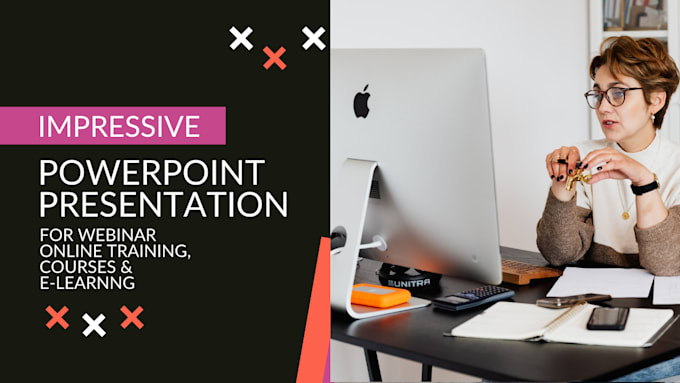 Set up webinar and design engaging presentation slides by ...