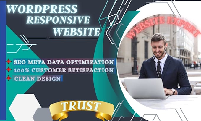 Create a responsive website and attractive designs by Bscredcreative | Fiverr