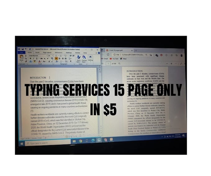 Do a fast copy typing job, retype scanned pdf documents by ...