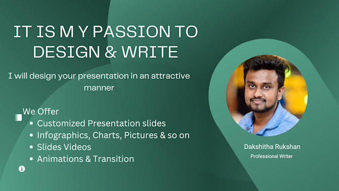 Design eye catching powerpoint presentation by Knrukshan123 | Fiverr