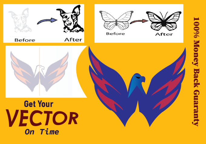 Provide services to convert jpg, png, and svg to vector by ...