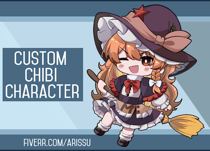 Draw a cute chibi character for icons, stickers, etc by Arissu | Fiverr