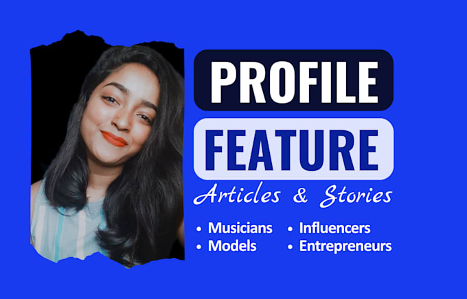 Write engaging profile feature articles or press releases by ...