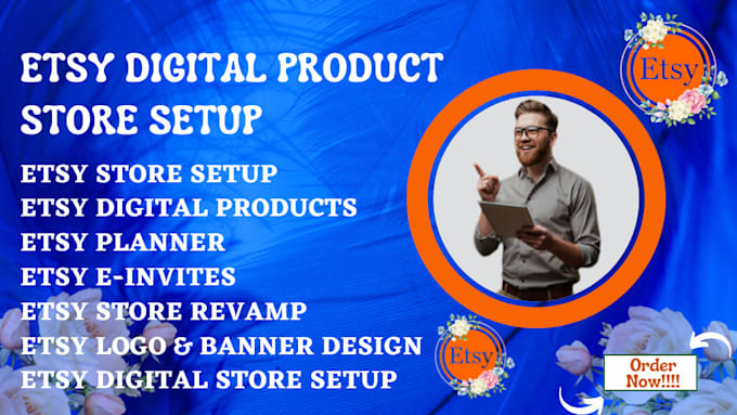 Design etsy digital products set up etsy digital product store by Harrybena | Fiverr