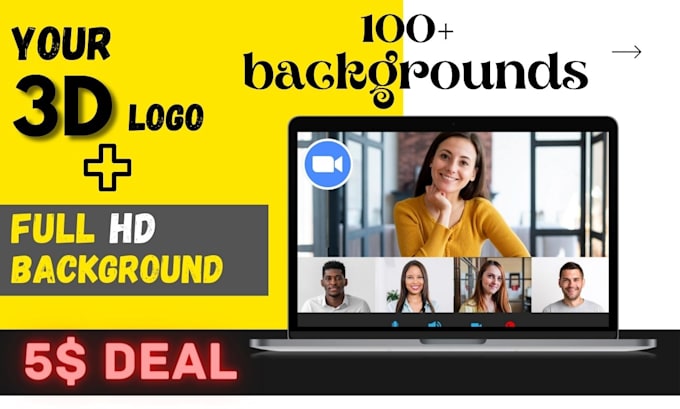 Create professional google meet and zoom virtual background by Areelaly ...