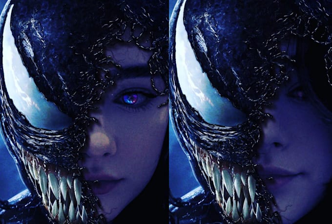 Make your picture into venom by Kaiyuart | Fiverr