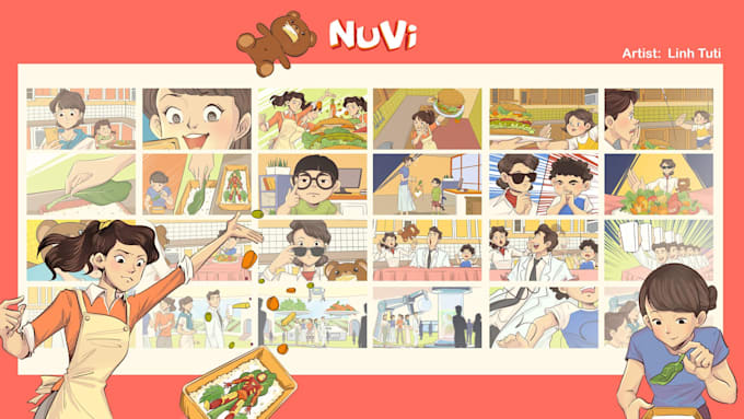 Draw storyboard for pitching and shooting tvc commercial by Catsquad ...