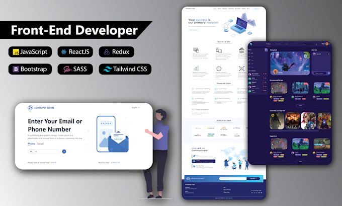 Be Expert Frontend Web Reactjs App Developer With Tailwind Css By Ibnulashir Fiverr 