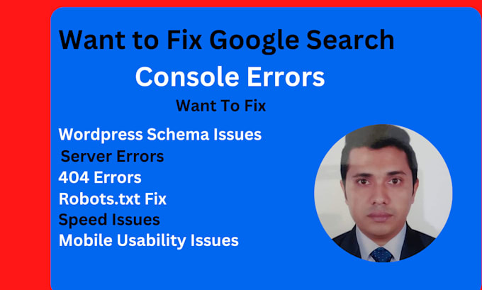 Correct index coverage errors in the google search console by Shekhargautamga | Fiverr