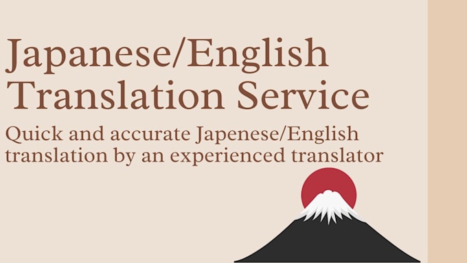Translate japanese documents to english and vice versa by Jeanmarie_vat ...