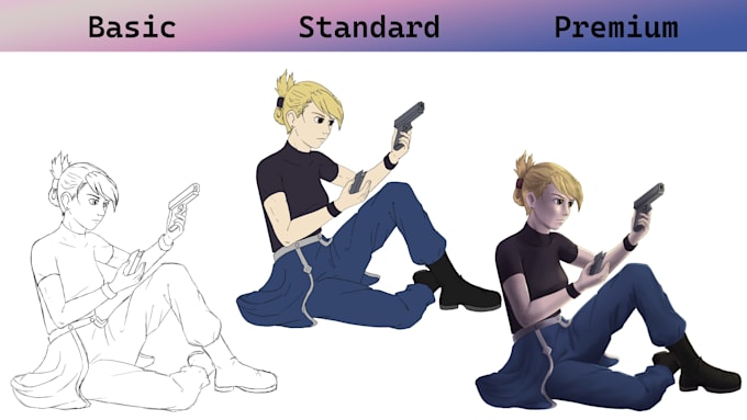 Draw fanart, oc, dnd character by Ana_de_miranda | Fiverr