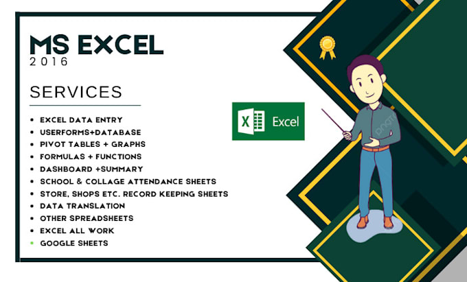 Do anything in ms excel, create your excel project by Shehbazkhan89 ...