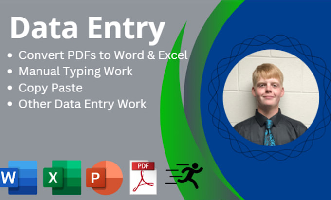 Do accurate data entry and pdf conversion with ms word and excel by ...
