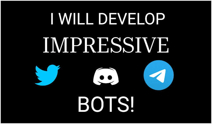 Develop twitter discord telegram bots for you by Ironmaiden568 | Fiverr Develop twitter discord telegram bots for you by Ironmaiden568 | Fiverr