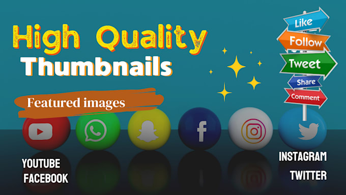 Design attractive eye catchy thumbnails for social media by ...