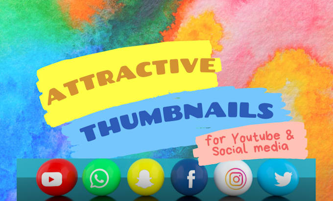 Create attractive, compelling thumbnails for youtube, blogpost and ...