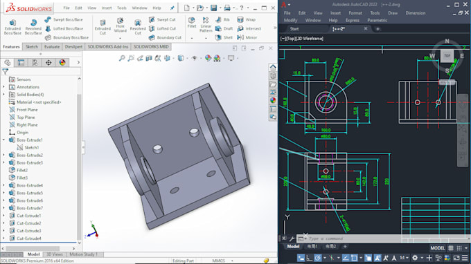 Design 3d models of your mechanical components on solidworks by ...