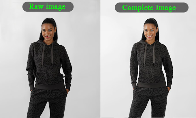 Retouch fashion model apparel refine editing wrinkle removal in ...