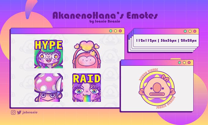 Make emotes and badges for your twitch, youtube, or discord by Jnbeanie ...