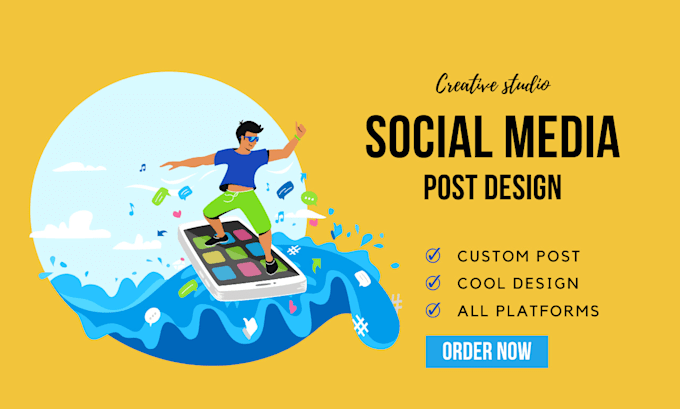 Design attractive social media posts by Taimoor2562 | Fiverr