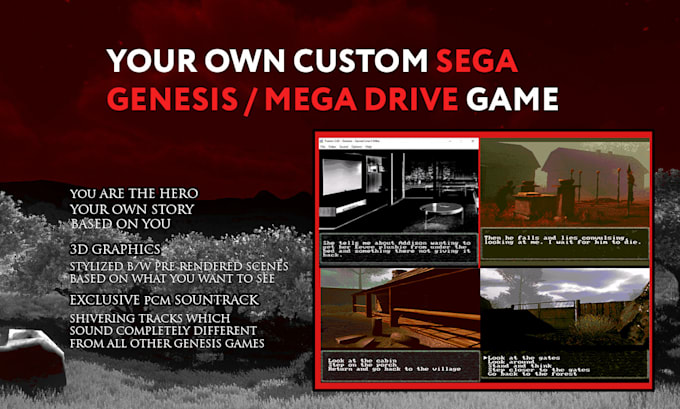 Create a sega genesis and mega drive game based on you by Sasha_darko | Fiverr