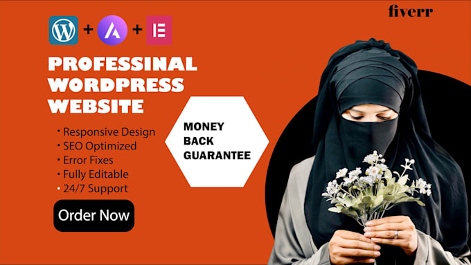 Build a modern wordpress website with a unique web design by Kainatzeb001 | Fiverr