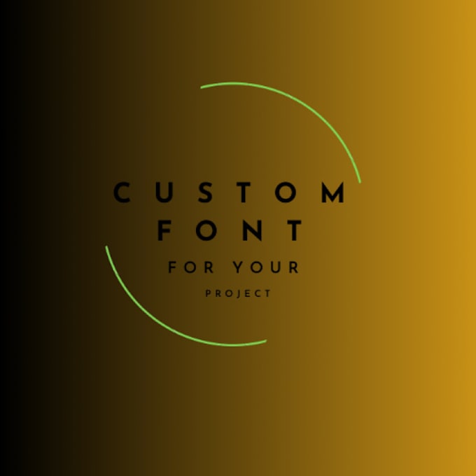Design a custom font for your business by Nasikamim | Fiverr