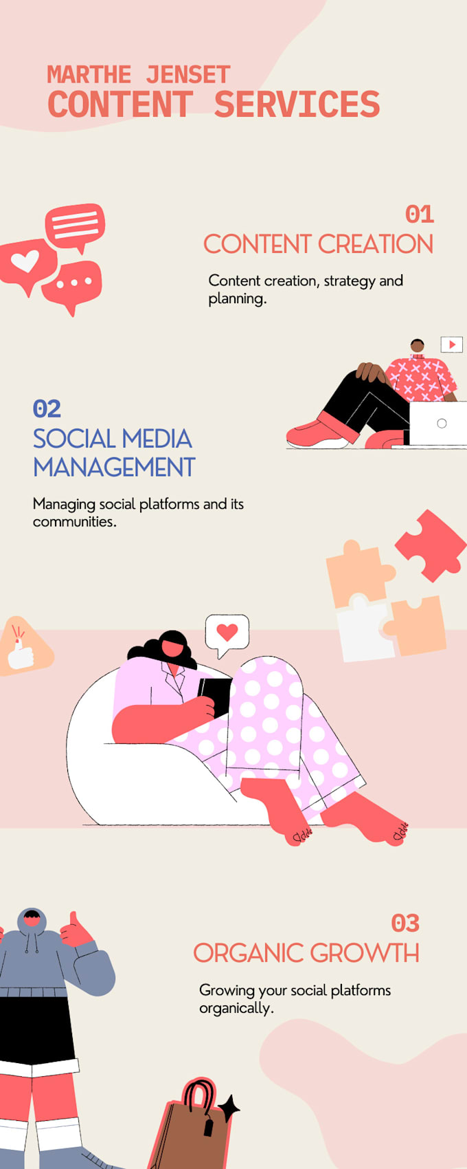 Create eye catching content for your business by Marthejenset | Fiverr