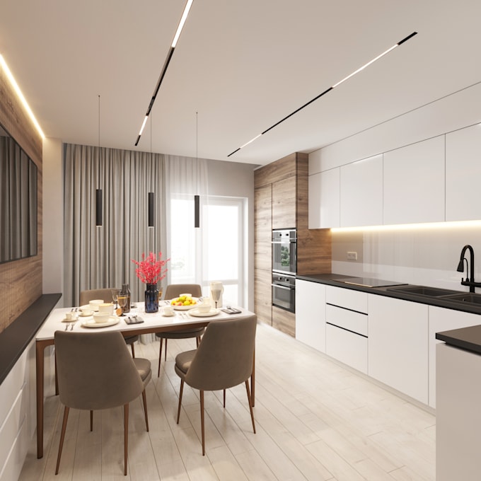 Render your design of interior room by Yerzhana | Fiverr