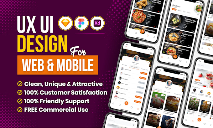 Design pro ux ui design for your web or app by Uxsalman | Fiverr