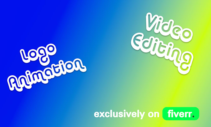 Create unique animation logo or video edit by Oleg_mikheiev | Fiverr