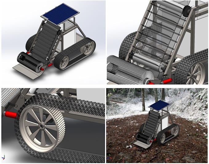 Do mechanical 3d design and 2d drawings on solidworks by Saibarx | Fiverr