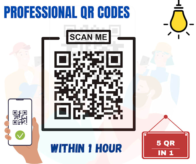 Design professional unique qr codes in 1 hour for you by Dilikanelum ...