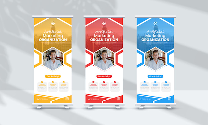 Design roll up banner, retractable, pull up banner ads or x stand ...