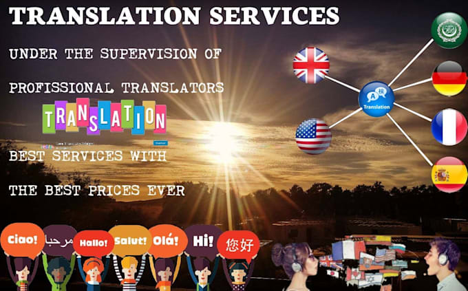 Professionally translate english to many langauges and viceversus by ...